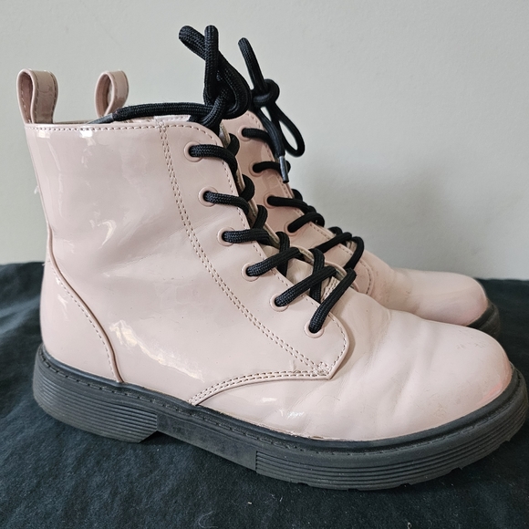 art class | Shoes | Art Class Girls Pasty Pink Side Zip Combat Boots ...